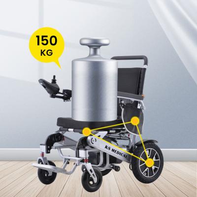 Cina KSM-606AF Automatic Folding and Opening Ergonomic Design for Comfort Functionality Remote Control Medical Electric Wheelchair in vendita