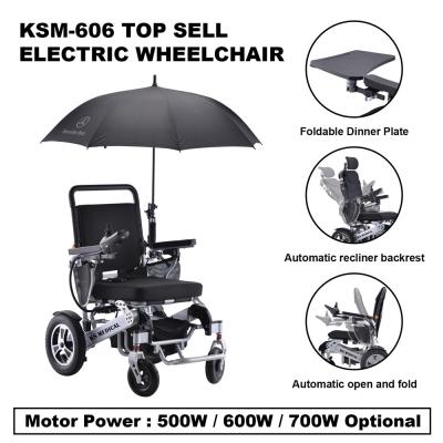 Cina KSM-606AF Auto Power Wheel Chair Seamless Integration Electric Fold and Open Wheelchair for Business Operations in vendita