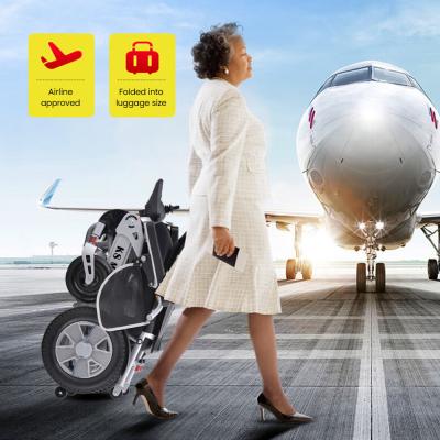 Cina KSM-606AF Auto Power Wheel Chair Seamless Integration Electric Fold and Open Wheelchair for Business Operations in vendita