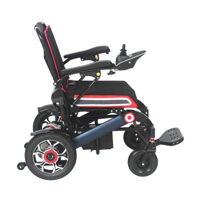 中国 KSM-605 Plus Fully Automatic Folding Remote Controller Lightweight Power Foldable Reclining Electric Wheelchair 販売のため