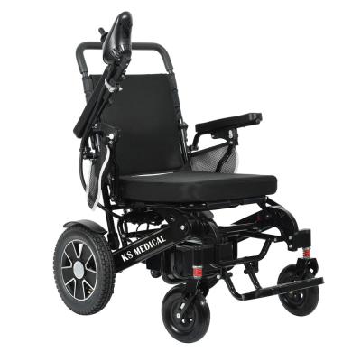 Cina Lightweight Powered Electric Foldable Wheelchair KSM-606 For Adults in vendita