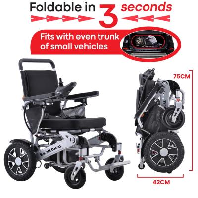 China Power Lightweight Folding Wheelchair Electric 20AH Lithium Battery For Adults zu verkaufen