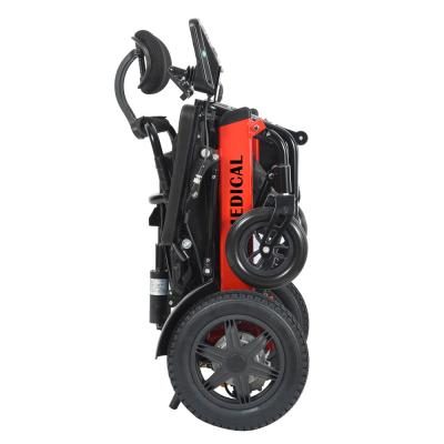 Cina Lightweight Electric Foldable Wheelchair 24V 250W Brushless Motor Compact in vendita