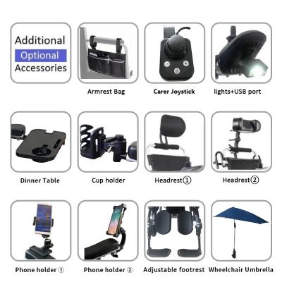 Cina Portable Comfortable Lightweight Power Wheelchair Electric Mobility Aid in vendita