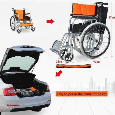 Cina Rehabilitation foldable lightweight manual wheelchair multifunctional economical lightweight wheelchair for the handicapped in vendita