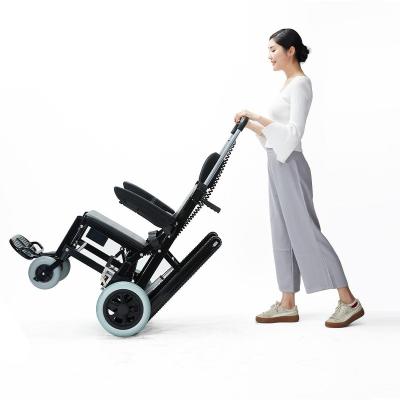 Cina Folding Stair Climbing Wheelchair Lightweight Electric Aluminum Alloy in vendita