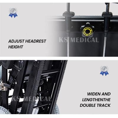 Cina 24V 200W Stair Climbing Wheelchair Electric Hand Truck Trolley Carts With Track in vendita