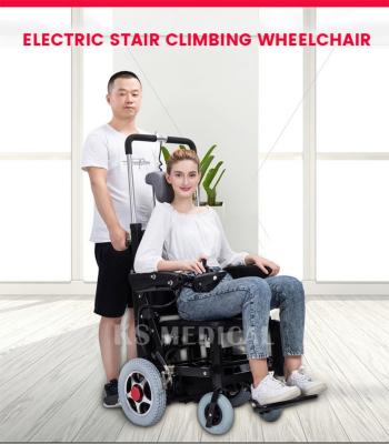Cina Automatic Mobility Stair Climber Aluminum Alloy Folding Electric Wheelchair in vendita