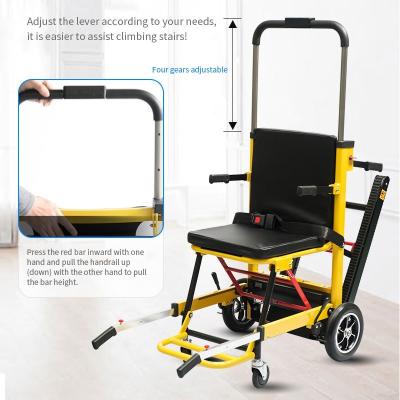 China Electric Power Stair Climbing Wheelchair Portable Folding Track Floor Climbing Te koop