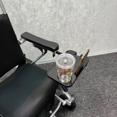 Cina Portable Lightweight Wheelchair Spare Parts Wheelchair Bedside Dining Table in vendita