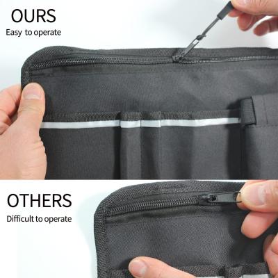 Cina PVC Wheelchair Side Storage Bag Cup Holder Armrest Accessories Pouch in vendita