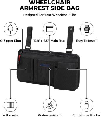 Китай Wheelchair Side Storage Bag Multifunction Three Layer Pouch Bag продается