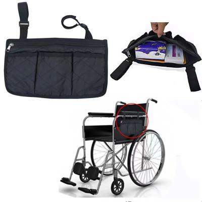 Cina Side Bag Wheelchair Spare Parts Upgraded Walker Pouch Bag With Cup Holder in vendita