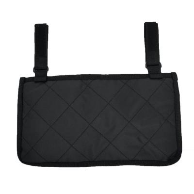 Cina Side Organizer Wheelchair Spare Parts Storage Bag Armrest Pouch With Cup Holder in vendita
