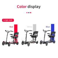 China KSM-905B Automatic Folding Mobility Scooter 36V 250W 4 Wheel Durable for sale