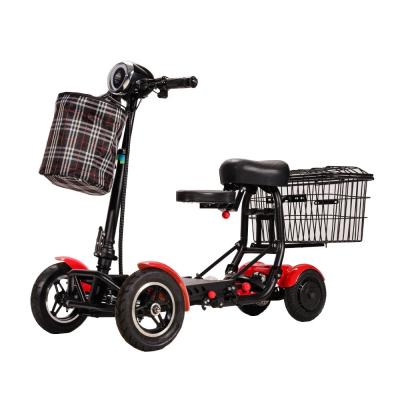 Cina Elderly Electric Lightweight Mobility Scooters 4 Wheel Foldable Scooter in vendita