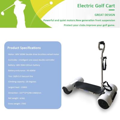 Cina 4 Wheels Electric Mobility Scooters Golf Foldable Skateboard Scooter in vendita