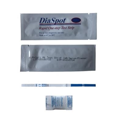 Cina Clinic Rapid Diagnostic Kit Antigen Hpylori Antibody Blood Helicobacter Cassette in vendita