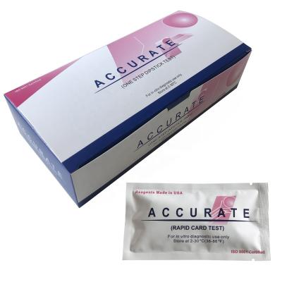 Cina High Accuracy Blood Test Kits Salmonella S.Typhi Typhoid Fever IGG/IGM Device in vendita