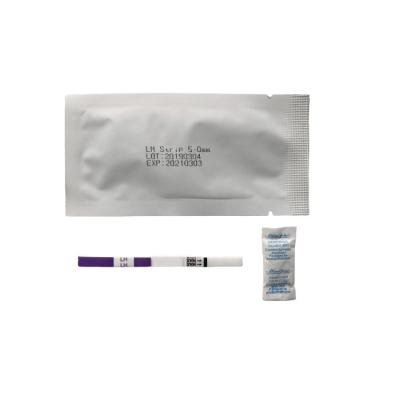 Cina High Sensitive LH Test Kit Urine Ovulation Detection Predictor Test Strips Card in vendita