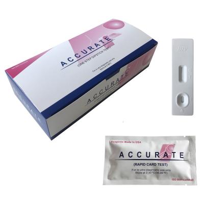 Cina Immunodeficiency Virus HIV 1 2 Test Kit Rapid Home Test Cassette For Blood in vendita