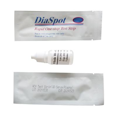 Cina HCV Rapid Diagnostic Kit Strip Antibody HCV Hepatitis C Test Strip in vendita