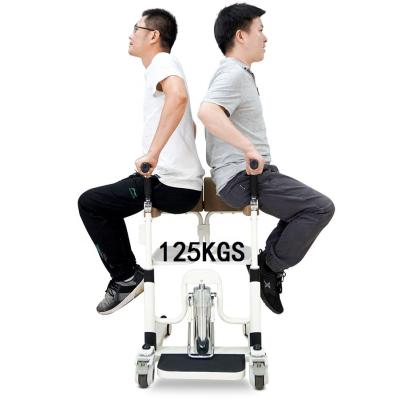 Cina Hydraulic Patient Lift Wheelchair Disabled People Toilet Transfer Chair in vendita
