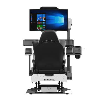 Cina Comfortable Ergonomic Gaming Chair Computer Racing Cockpit Chair With LED in vendita
