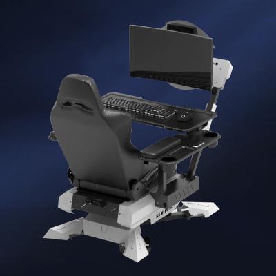 Cina Comfortable Ergonomic Gaming Chair Computer Racing Cockpit Chair With LED in vendita