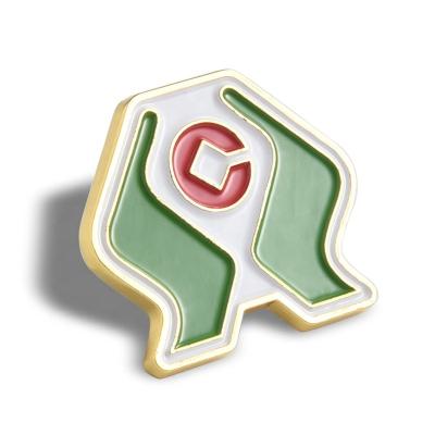 China custom logo metal pin badge / welcome OEM/ODM metal badges for sale