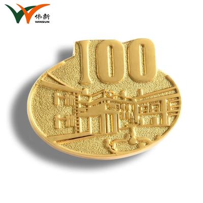 China Custom metal fill in color pin button badge for promotion for sale