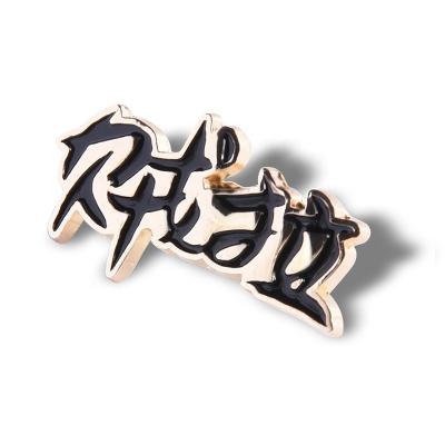 China Custom metal fill in color pin button badge for promotion for sale