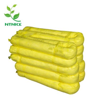 China chemical haz-chem Absorbent Sock boom 100% polyproplene Fiber  for spill control for sale