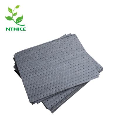China 100% Polypropylene flat universal Spill Control 40cm*50cm absorbent pads for sale