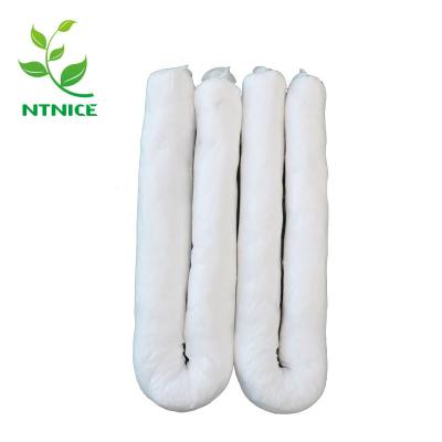 China 100% polyproplene oil spill control Oil Absorbent Sock boom for sale