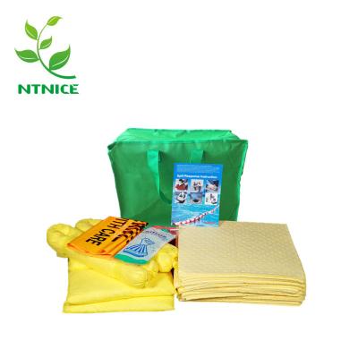 China 50L 100% PP yellow chemical haz-chem Spill Control emergency spill kits for sale
