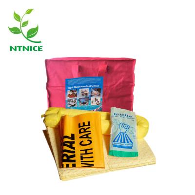 China 30L 100% PP yellow chemical haz-chem Spill Control emergency spill kits for sale