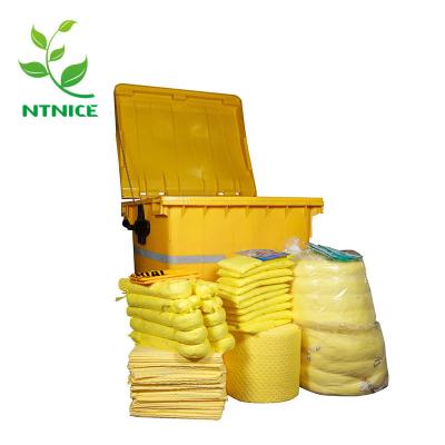 China 660L 100% PP yellow chemical haz-chem Spill Control emergency spill kits for sale