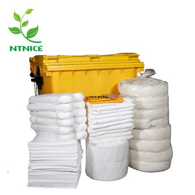 China 660L 9000:2008 100% PP white oil Spill Control emergency spill kits for sale