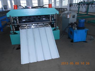 China Farbstahldach-Platten-Rolle, die Maschine mit 12-18 Formstationen bildet zu verkaufen