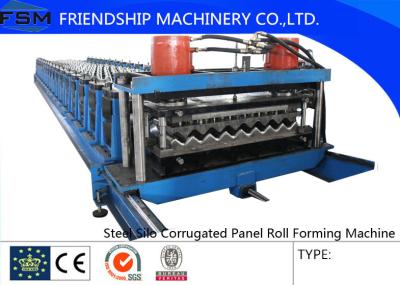 China De automatische Gegalvaniseerde Staalsilo plooide het Broodje van het Muurblad Vormt Machine Te koop