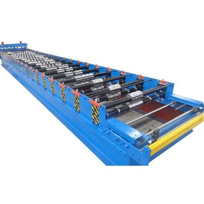 中国 Zinc Corrugated Tile Metal Forming Machinery Hydraulic Roofing Sheet 販売のため