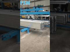 Guardrail 3 Waves Roll Forming Machinery With Automatic Stacker