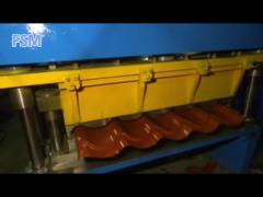 Color Steel Metal Steel Glazed Tile Roof Roll Forming Machine