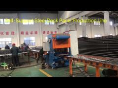 Self-Support Steel deck panel production line