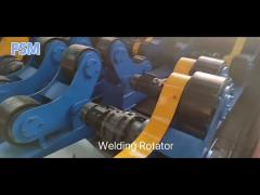 60T Conventional Welding Rotator Traveling Base , And Control System