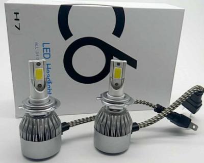 China C6 H1,H3,H4,H7,H11,9005,9006 20W-40W Car LED headlights for sale
