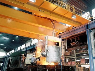 China YZ type double girder foundry crane 125 ton for sale