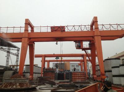 China workshop used 20 ton double girder gantry crane for lifting steel plate and fabrication for sale
