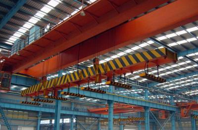 China Slewing telescopic electromagnetic overhead crane with carrier-beam for sale
